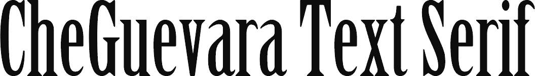CheGuevara Text Serif Regular font | Fonts2u.com