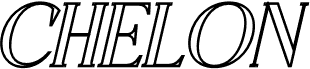 CHELON OUTLINE font