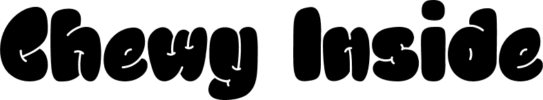 Chewy Inside font | Fonts2u.com