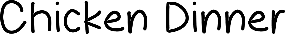 Chicken Dinner font | Fonts2u.com