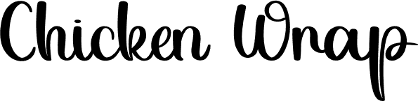 Chicken Wrap font | Fonts2u.com