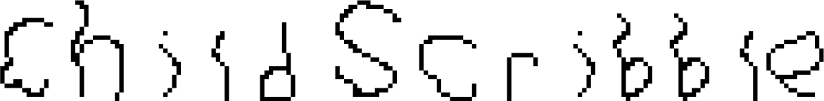 Child Scribble Regular font | Fonts2u.com