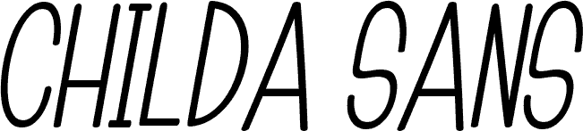 Childa Sans Italic font | Fonts2u.com