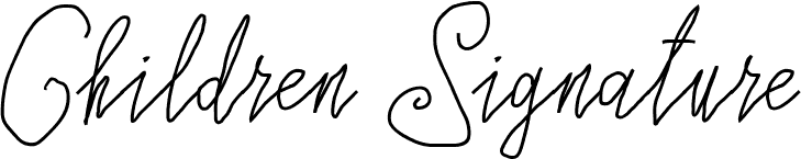 ChildrenSignature font | Fonts2u.com