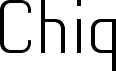 Chiq Reduced Bold font | Fonts2u.com