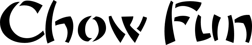 Chow Fun font