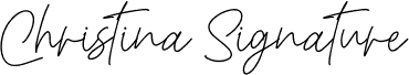 Christina Signature Italic font