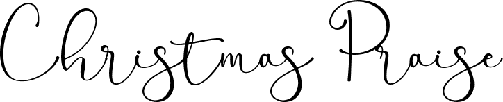 Christmas Praise - Personal use font | Fonts2u.com