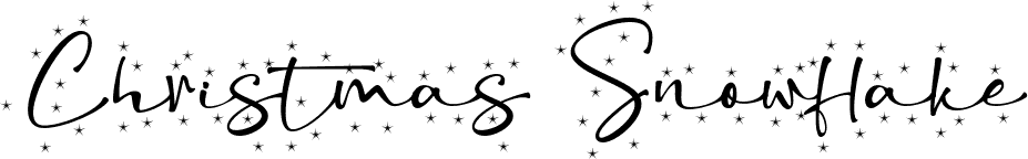 Christmas Snowflake font | Fonts2u.com