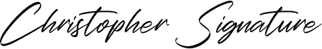 Christopher Signature font | Fonts2u.com
