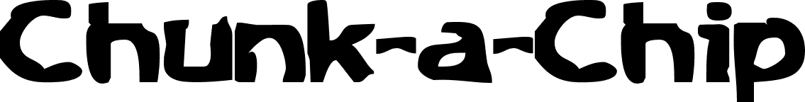 Chunk-a-Chip font | Fonts2u.com