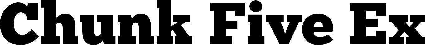 ChunkFiveEx font