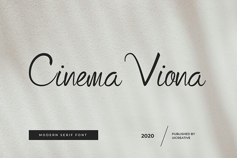 Cinema Viona font | Fonts2u.com
