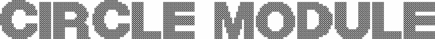 Circle Module Regular font | Fonts2u.com