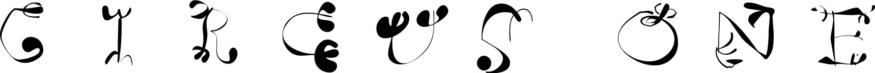 Circus One font | Fonts2u.com