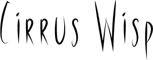 Cirrus Wisp font | Fonts2u.com