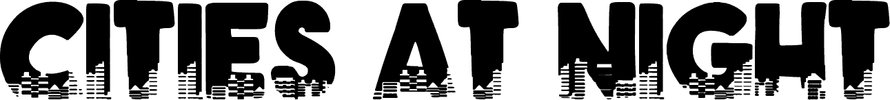 Cities at Night font | Fonts2u.com