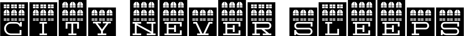 City Never Sleeps Regular police | Fonts2u.com