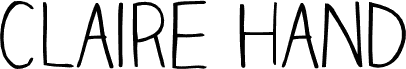 Claire Hand Regular font | Fonts2u.com