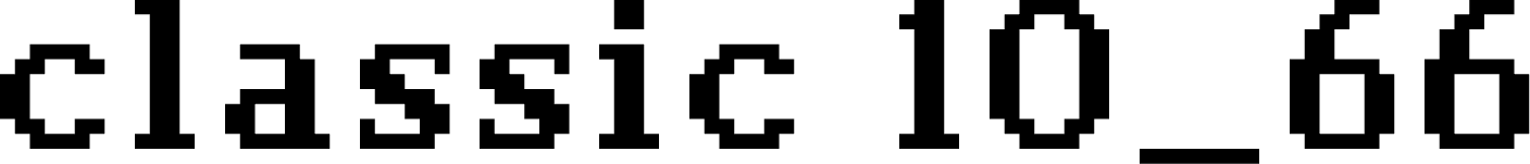 classic 10_66 font | Fonts2u.com