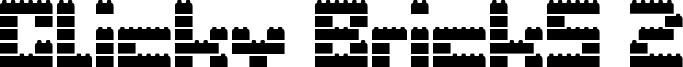 Clicky Bricks 2 Regular font | Fonts2u.com