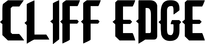 Cliff Edge font | Fonts2u.com