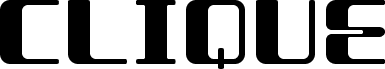CLIQUE font | Fonts2u.com