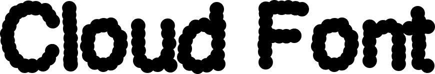 CloudFont font | Fonts2u.com