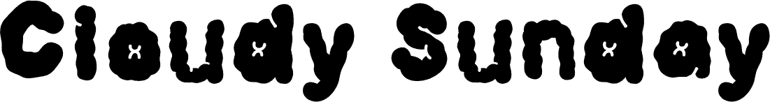 Cloudy Sunday font | Fonts2u.com