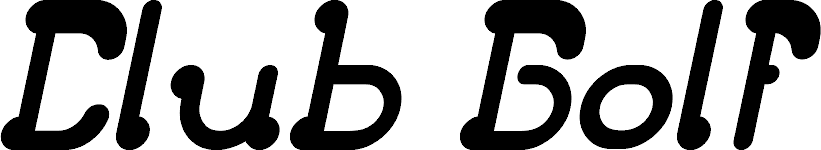 Club Golf Bold Italic font | Fonts2u.com