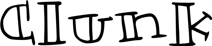 Clunk font | Fonts2u.com