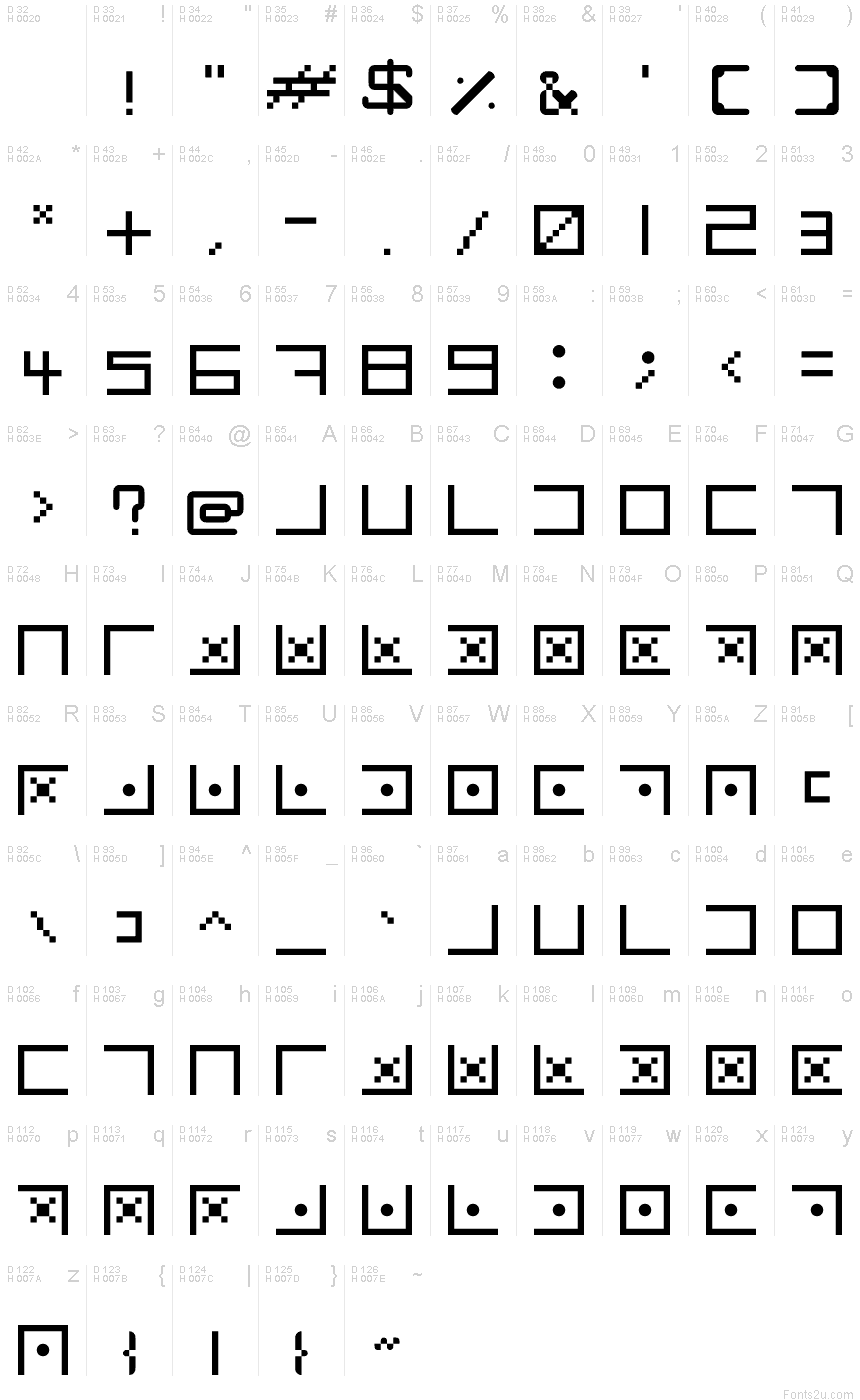 Club Penguin Secret Code Regular Font