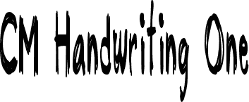 CM Handwriting One Super Condensed font | Fonts2u.com