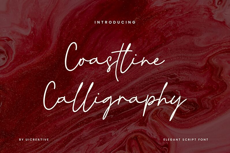 CoastlineCalligraphy Script フォント | Fonts2u.com
