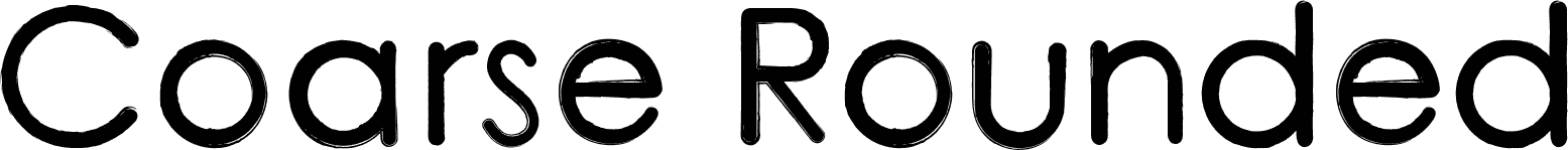 CoarseRounded font | Fonts2u.com