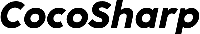 CocoSharp Trial Extrabold font