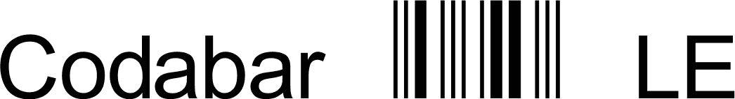 Codabar 123 LE font | Fonts2u.com