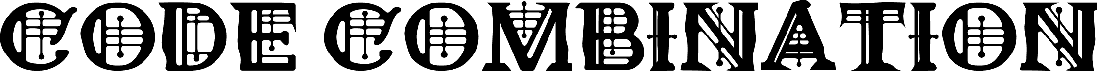 code combination font | Fonts2u.com