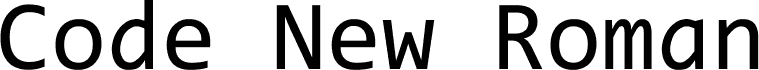 Code New Roman Bold font | Fonts2u.com
