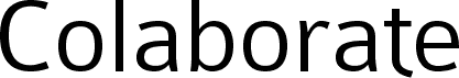 Colaborate-Bold font