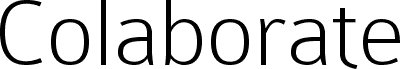 Colaborate-Bold font
