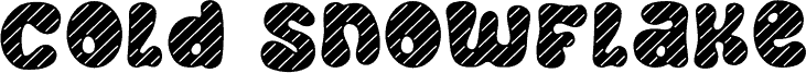 Cold Snowflake font | Fonts2u.com