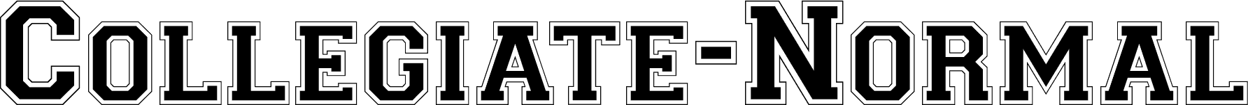Collegiate-Normal font | Fonts2u.com
