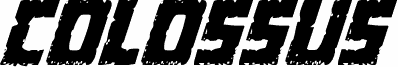 Colossus Expanded font | Fonts2u.com