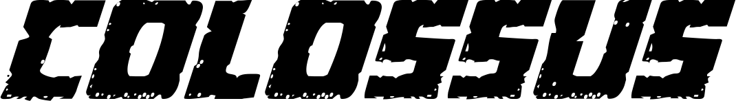 Colossus Italic font | Fonts2u.com