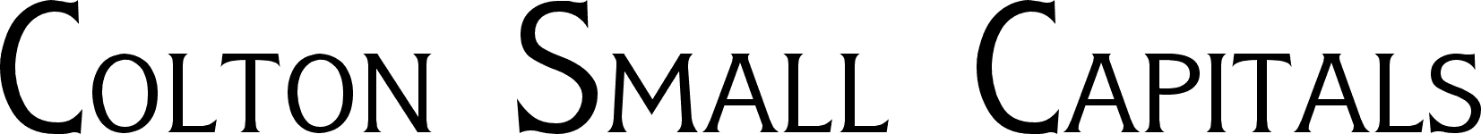 Colton Small Capitals font | Fonts2u.com