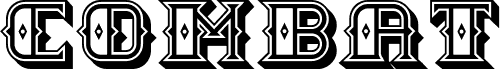 Combat Regular font | Fonts2u.com