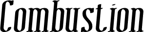 Combustion Wide BRK font | Fonts2u.com
