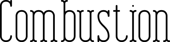 Combustion Plain BRK font