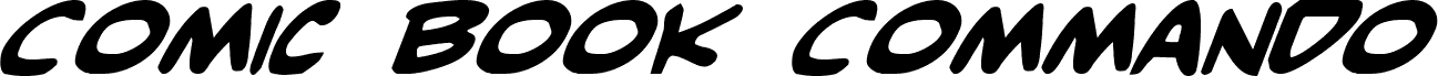 Comic Book Commando Bold font | Fonts2u.com